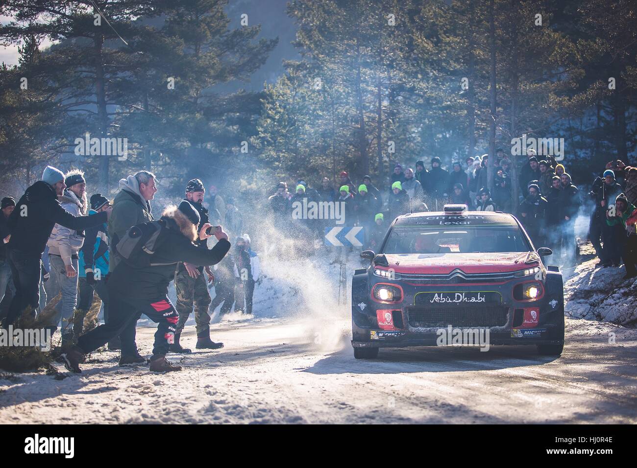 Monte Carlo, Monaco. 2017 WRC Monte Carlo Rally. Craig BREEN Credit ...