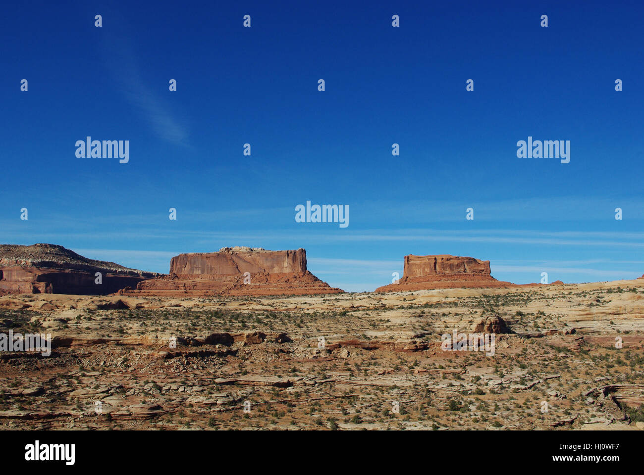 desert, wasteland, formation, rock, mountain, blue, desert, wasteland ...