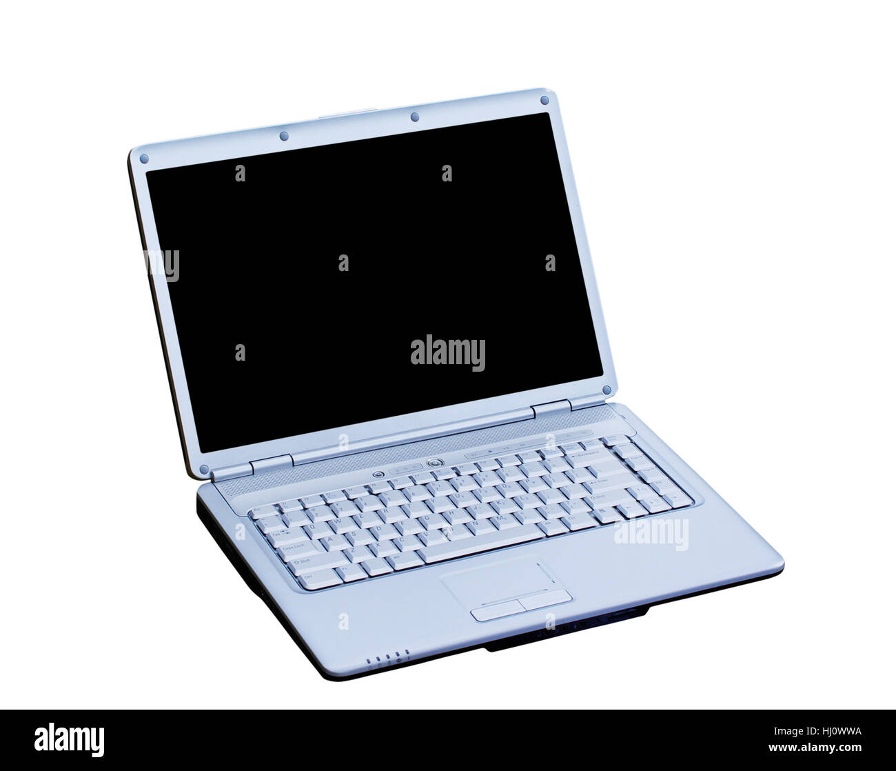 Notebook personal computer on white background Stock Photo - Alamy