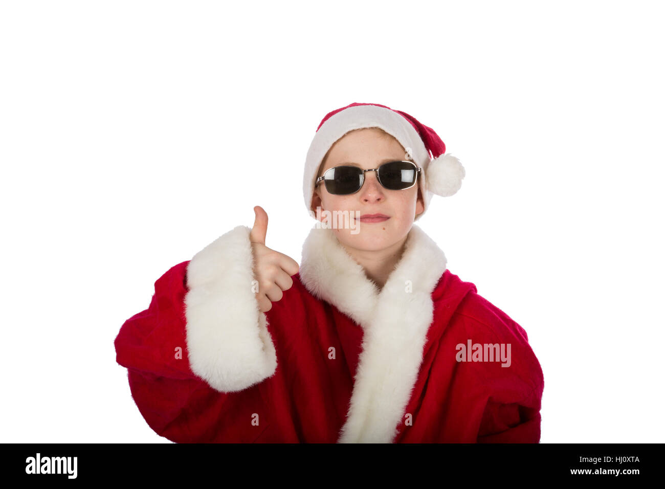 father christmas, disguised, cap, costume, cloaks, young, younger ...