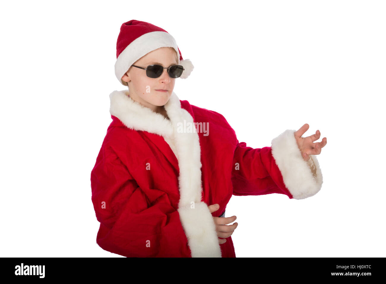 father christmas, disguised, cap, costume, cloaks, young, younger ...