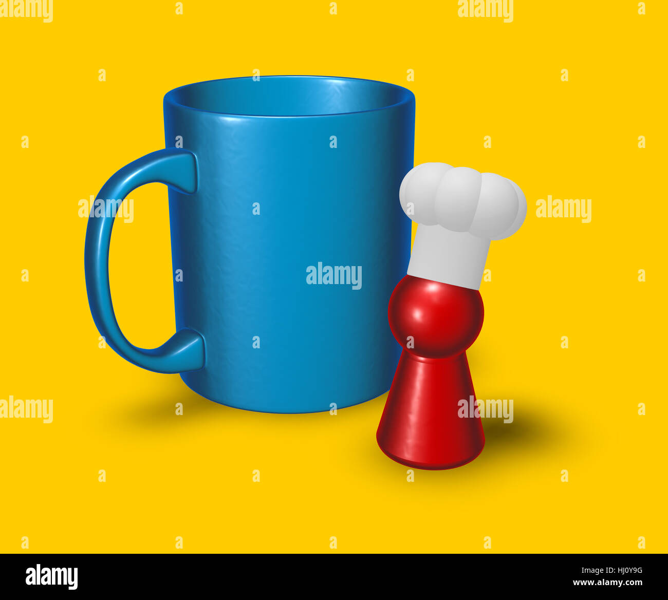 3d cook cup hi-res stock photography and images - Alamy