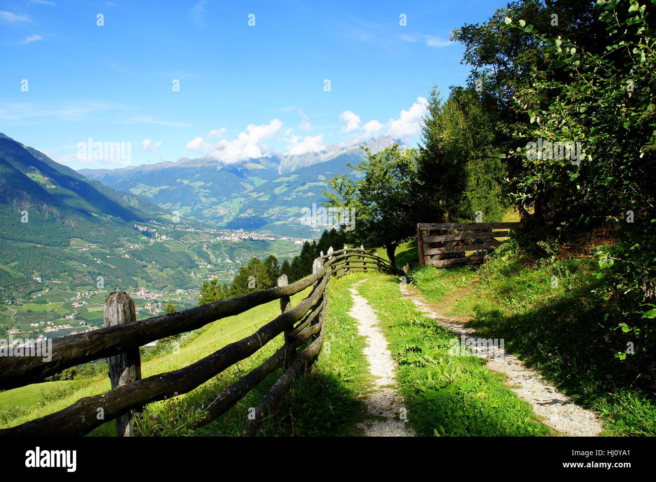 alps, south tyrol, community, village, market town, scenery ...