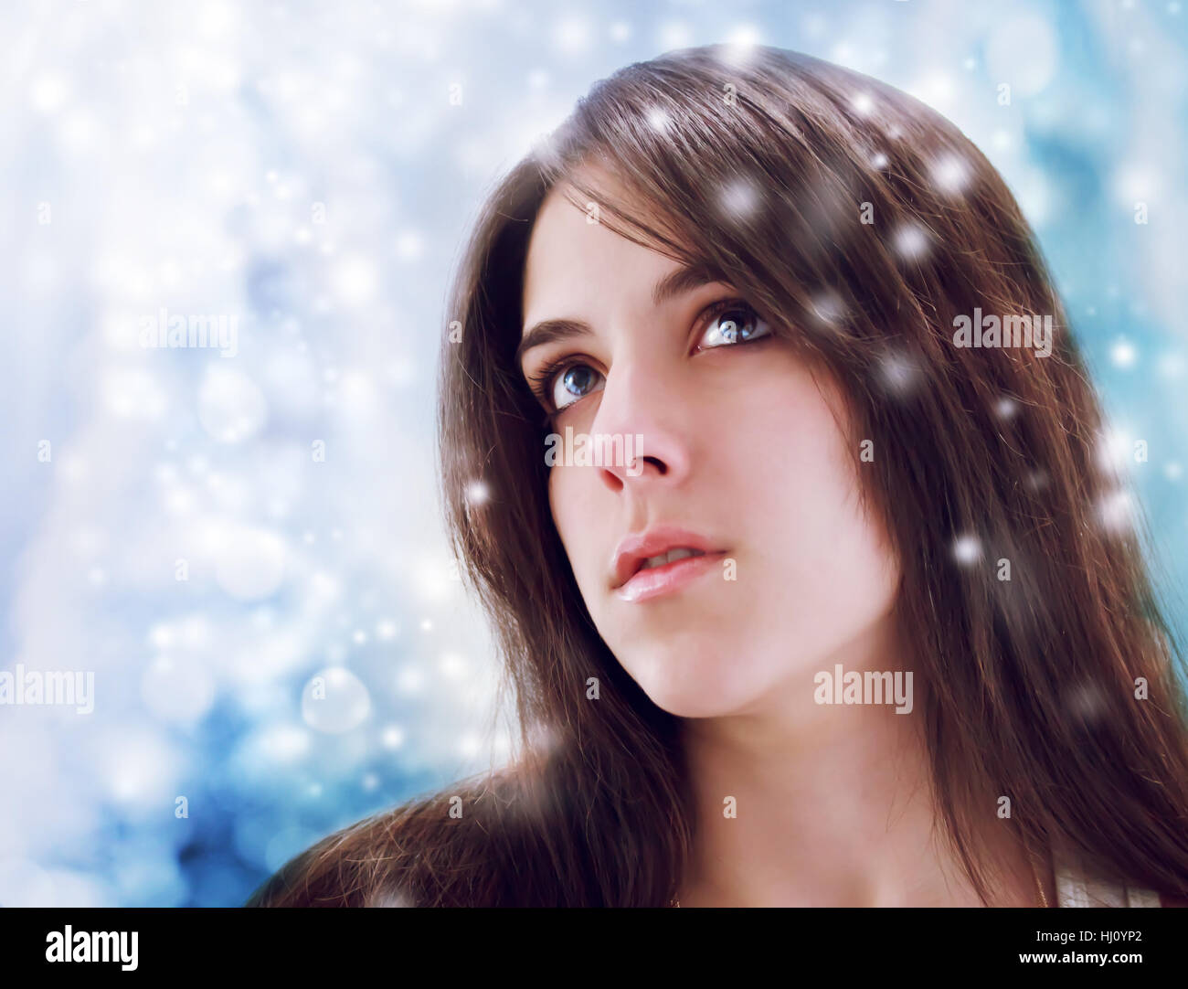 woman, blue, humans, human beings, people, folk, persons, human, human ...