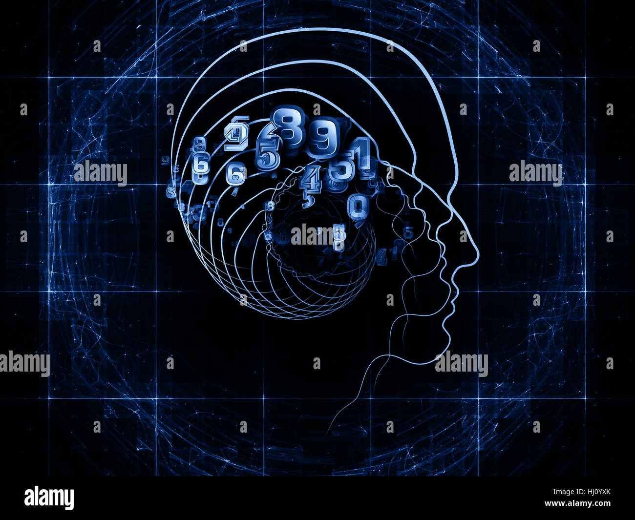 profile, blue, calculation, arrangement, composition, space, face ...