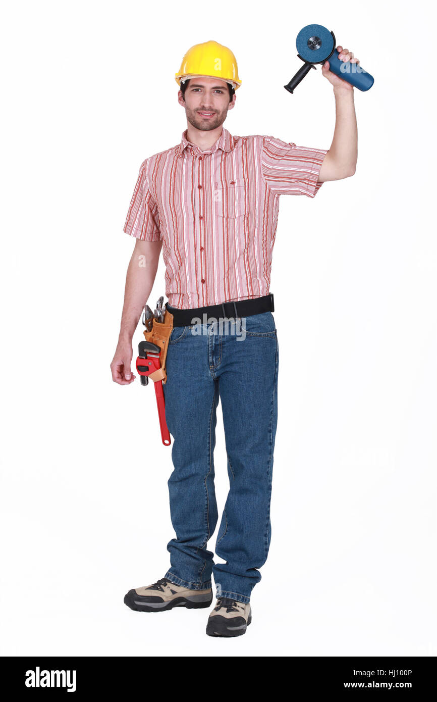 danger, craftsman, tradesman, handicraftsman, arch, disc, cutting ...