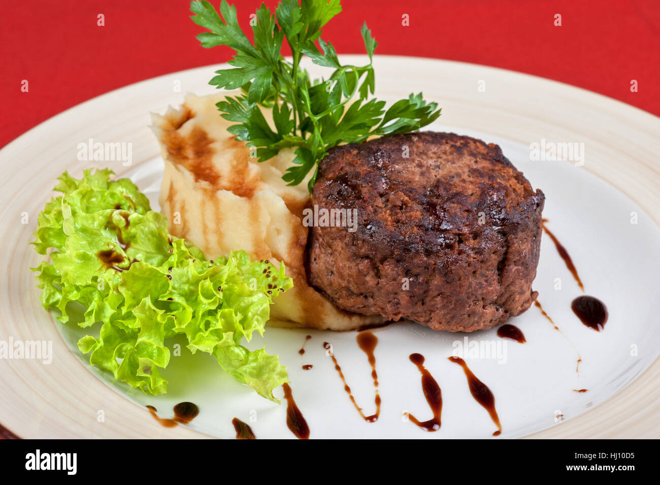 restaurant, food, aliment, object, horizontal, square, plate, turkey ...