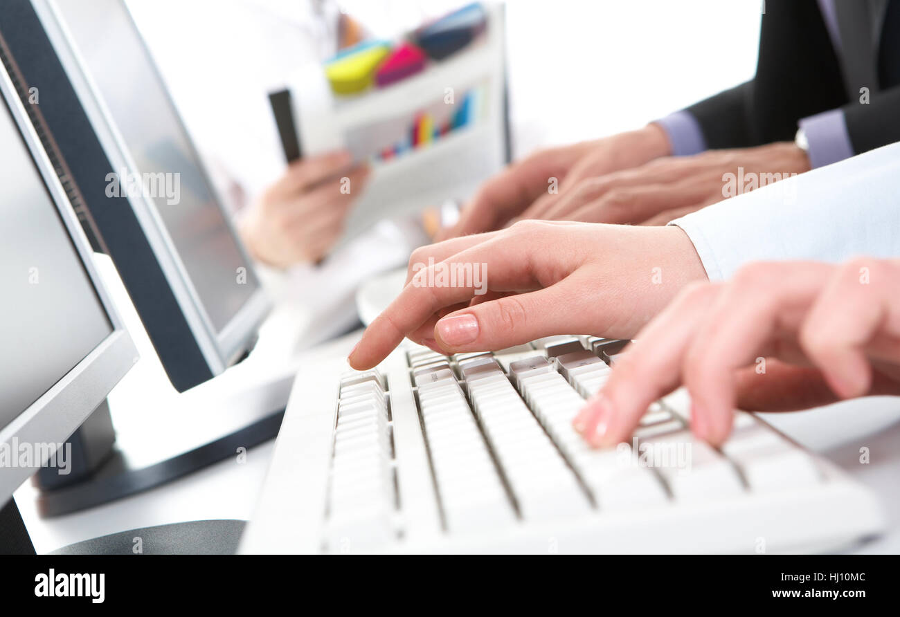 hand, hands, keyboard, PC, computers, computer, board, desk, tool ...