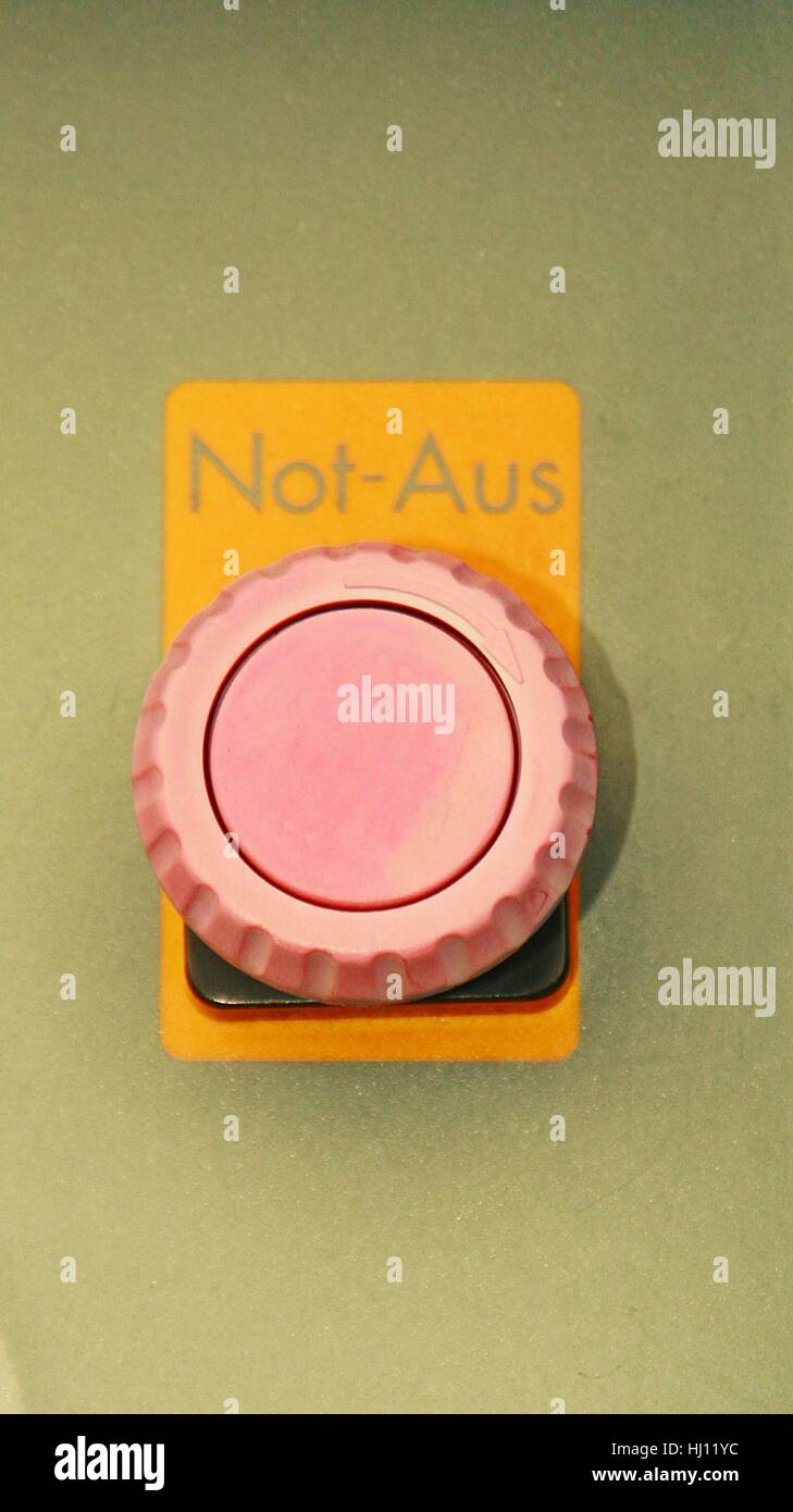 Notfallschalter hi-res stock photography and images - Alamy