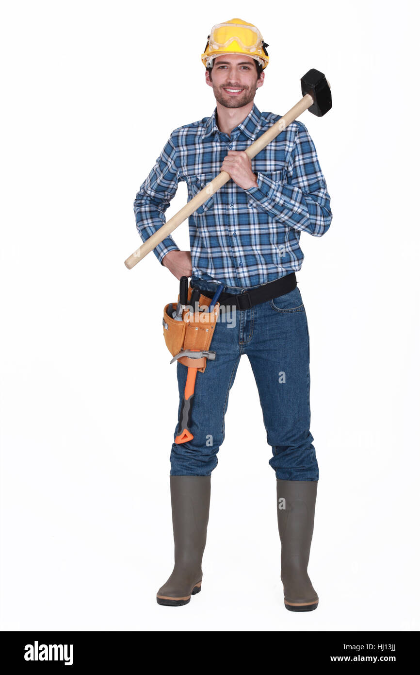 blue, hand, tool, object, isolated, industry, wood, work, factory ...