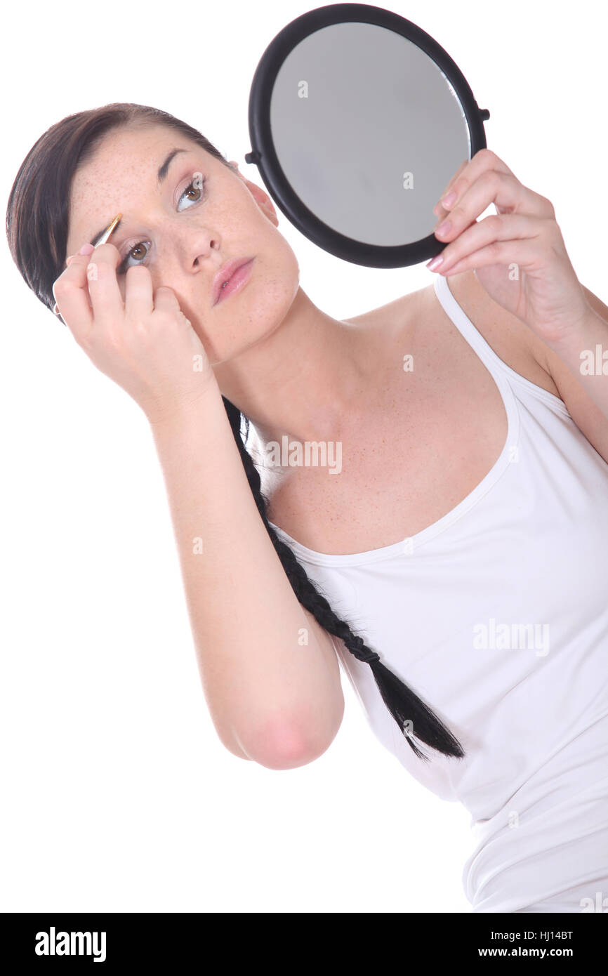 woman, person, look, glancing, see, view, looking, peeking, looking at ...