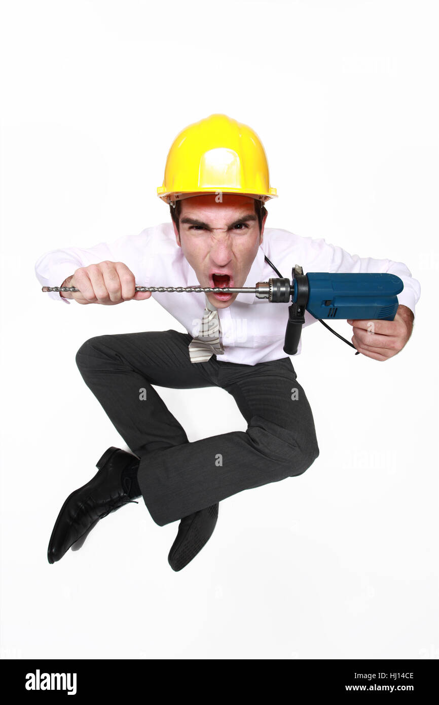 Dashing to work Cut Out Stock Images & Pictures - Alamy