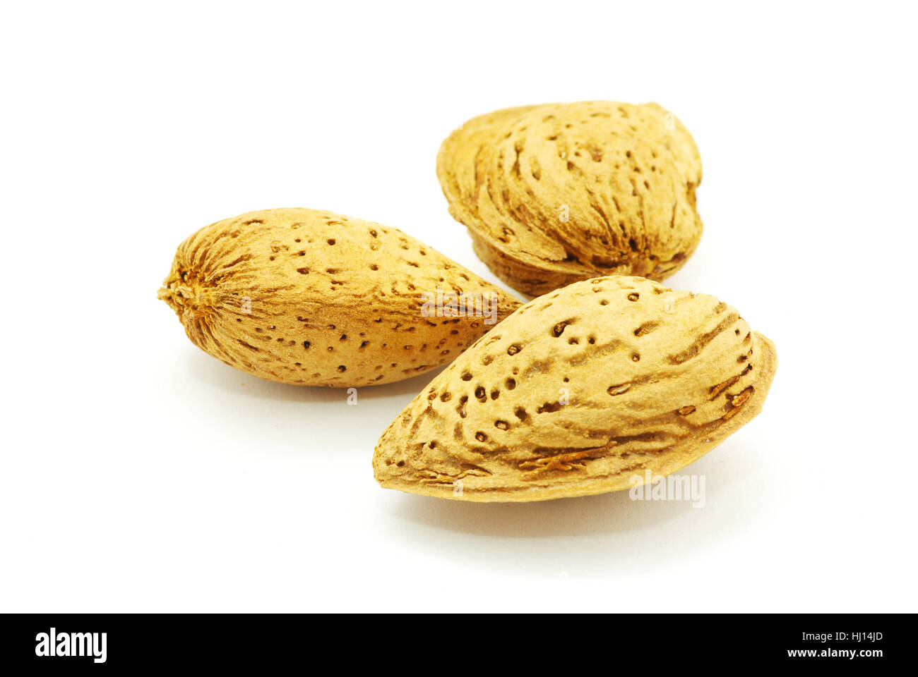 Almond isolated on white background Stock Photo - Alamy
