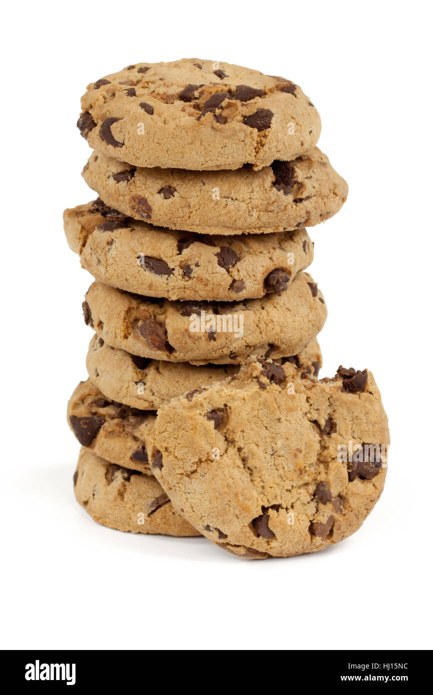 cookies on a white background Stock Photo - Alamy