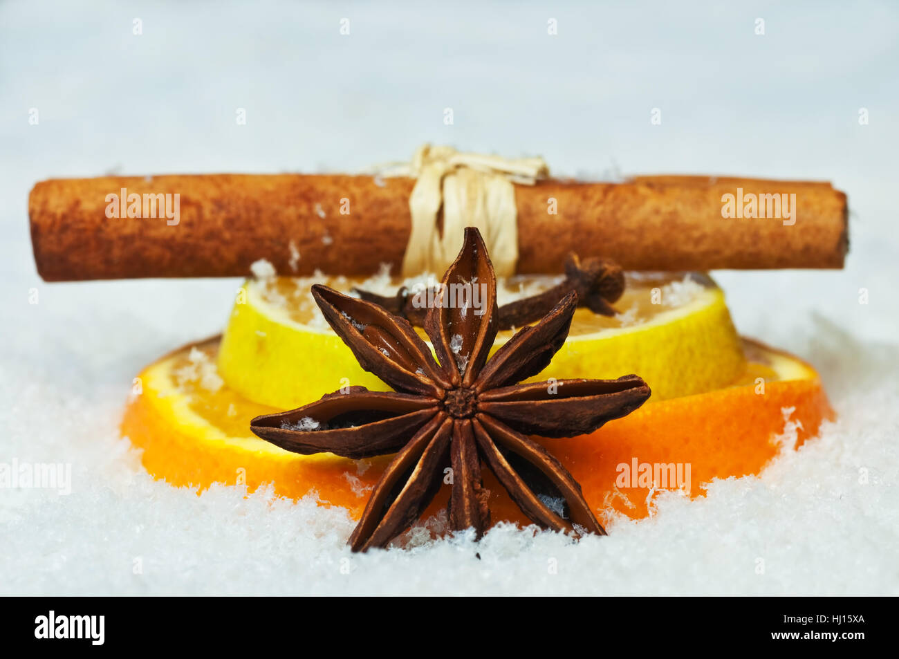 orange, winter, carnation, spices, cinnamon stick, chinese anise, lemon ...