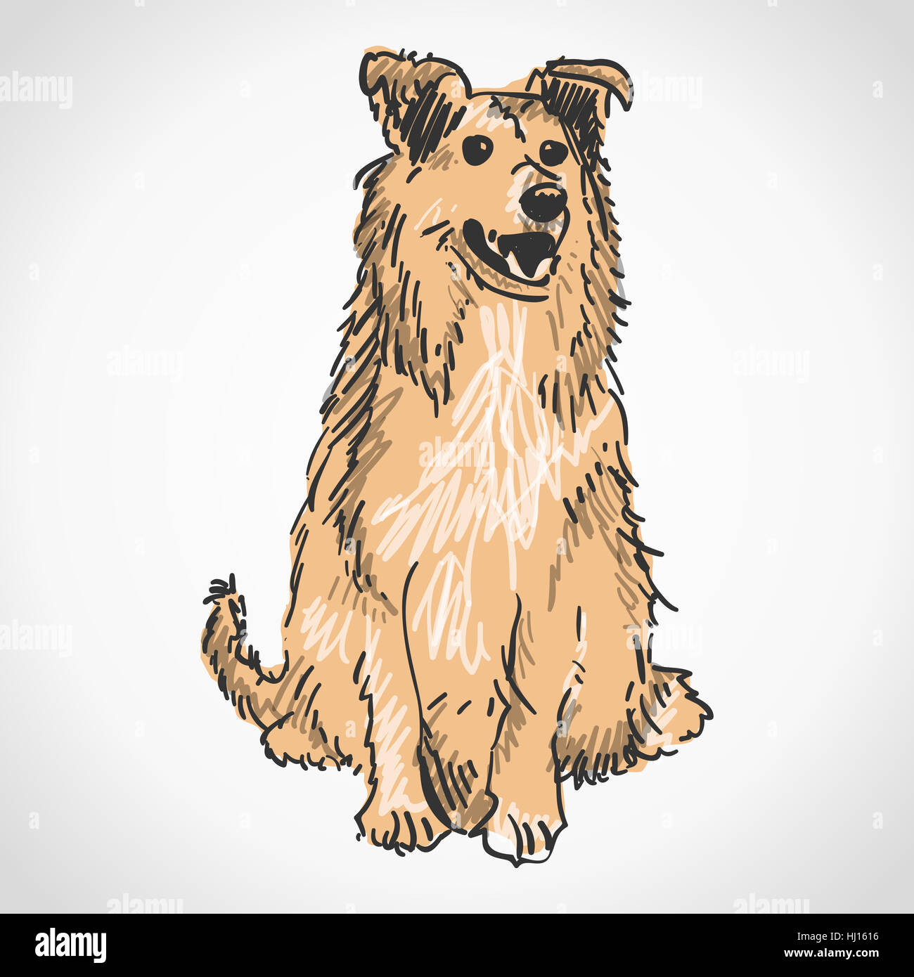 animal, pet, dog, illustration, canine, cartoon, vector, maddening ...