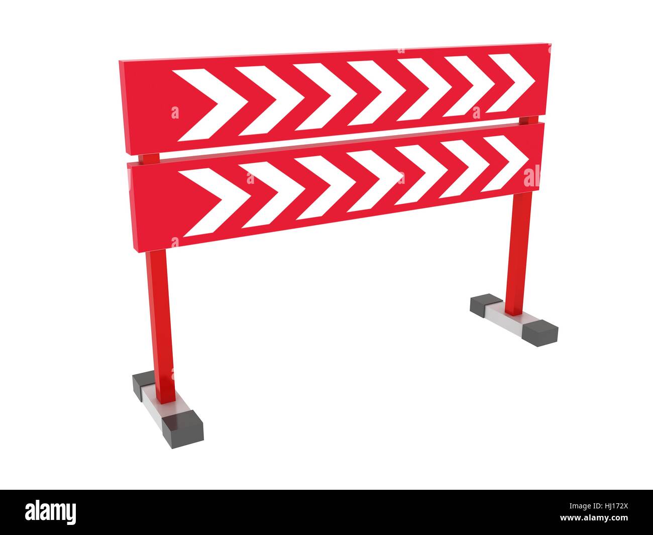 Direction Pointers - Isolated on white background Stock Photo - Alamy