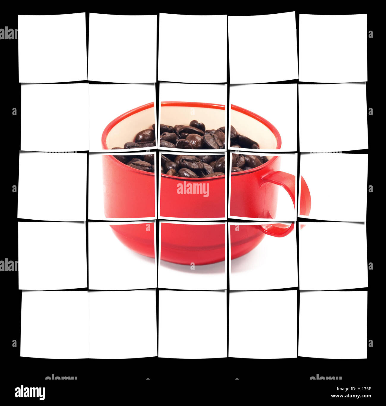 cafe, cup, coffee, coffee bean, closeup, brown, brownish, brunette ...