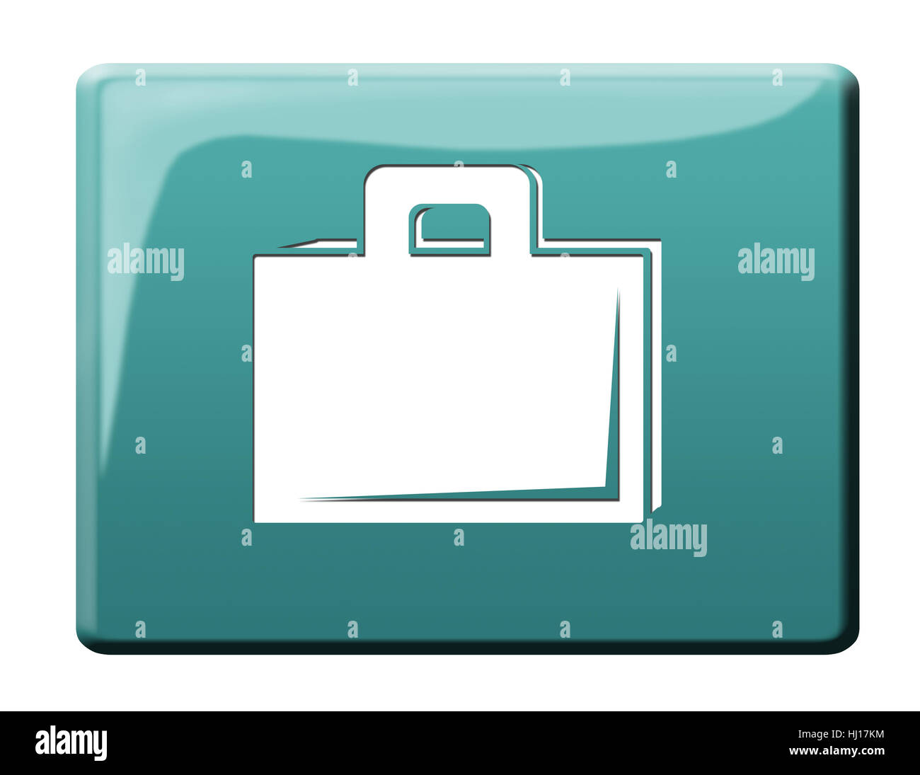 office, briefcase, records, work, job, labor, suitcases, pictogram ...