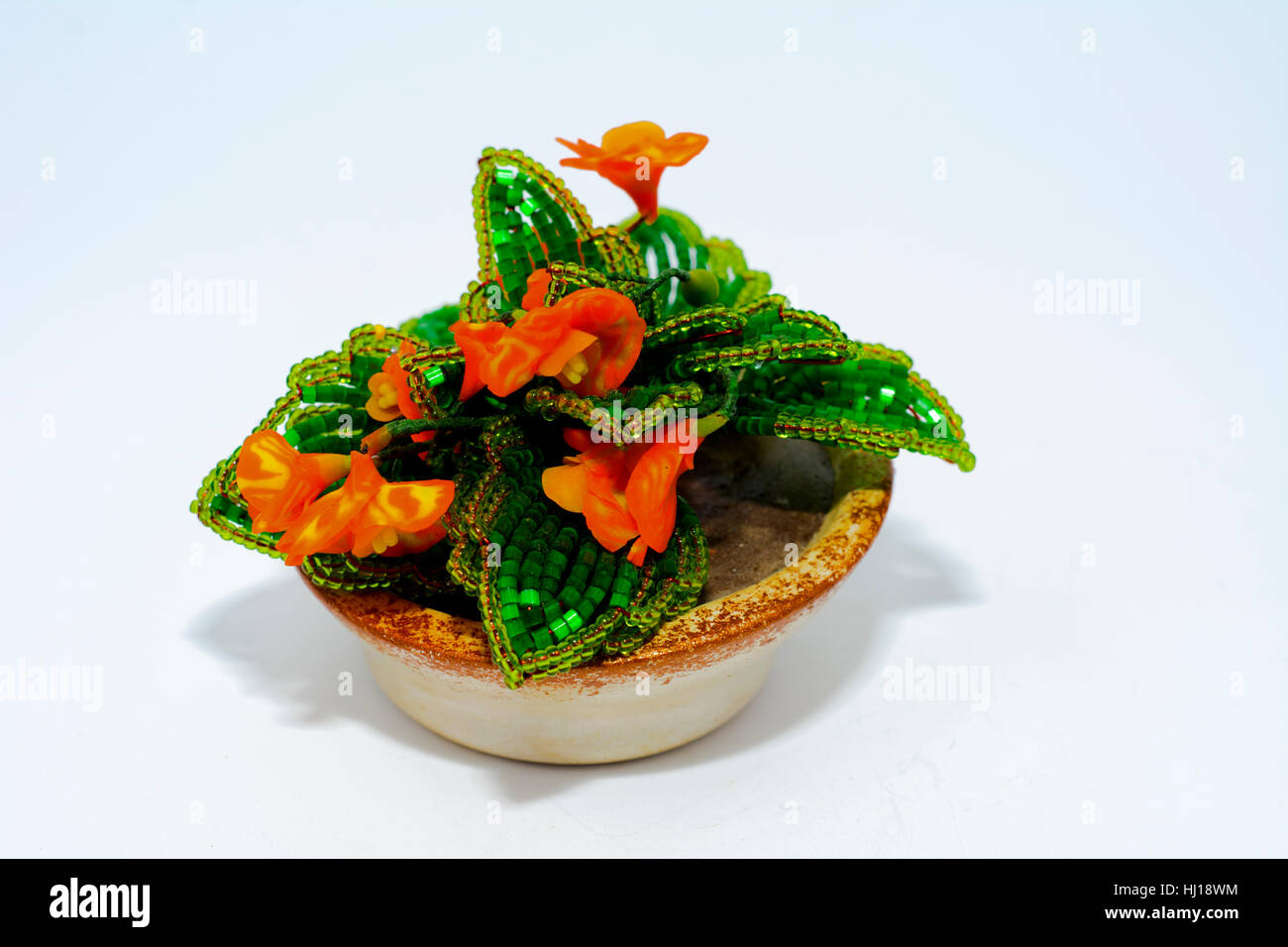 Hand crafts at craft fair on a white background Stock Photo - Alamy