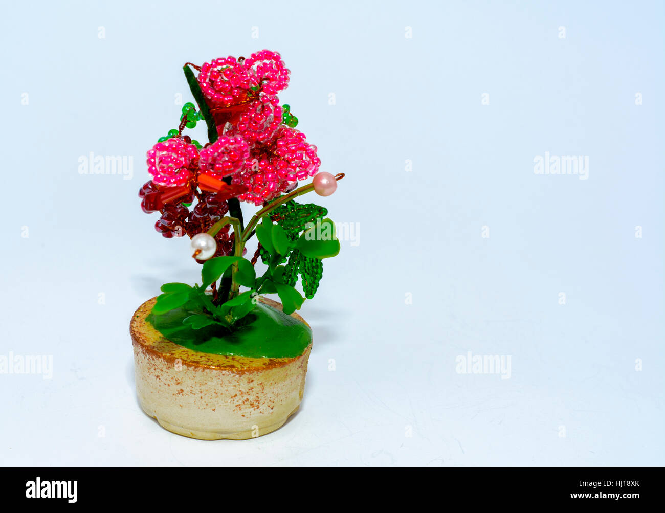 Hand crafts at craft fair on a white background Stock Photo - Alamy