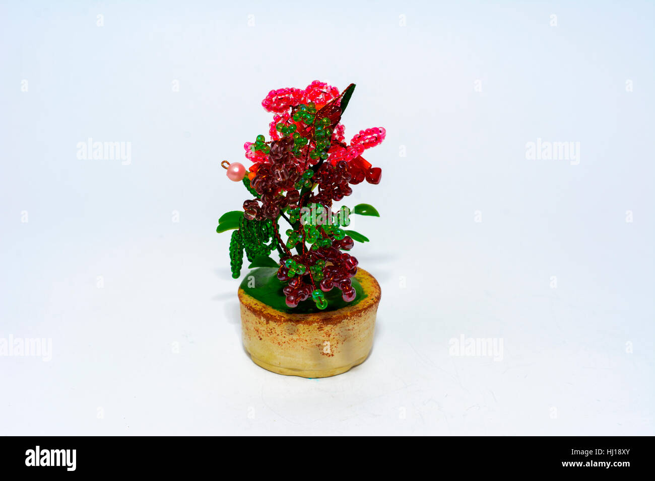 Hand crafts at craft fair on a white background Stock Photo - Alamy