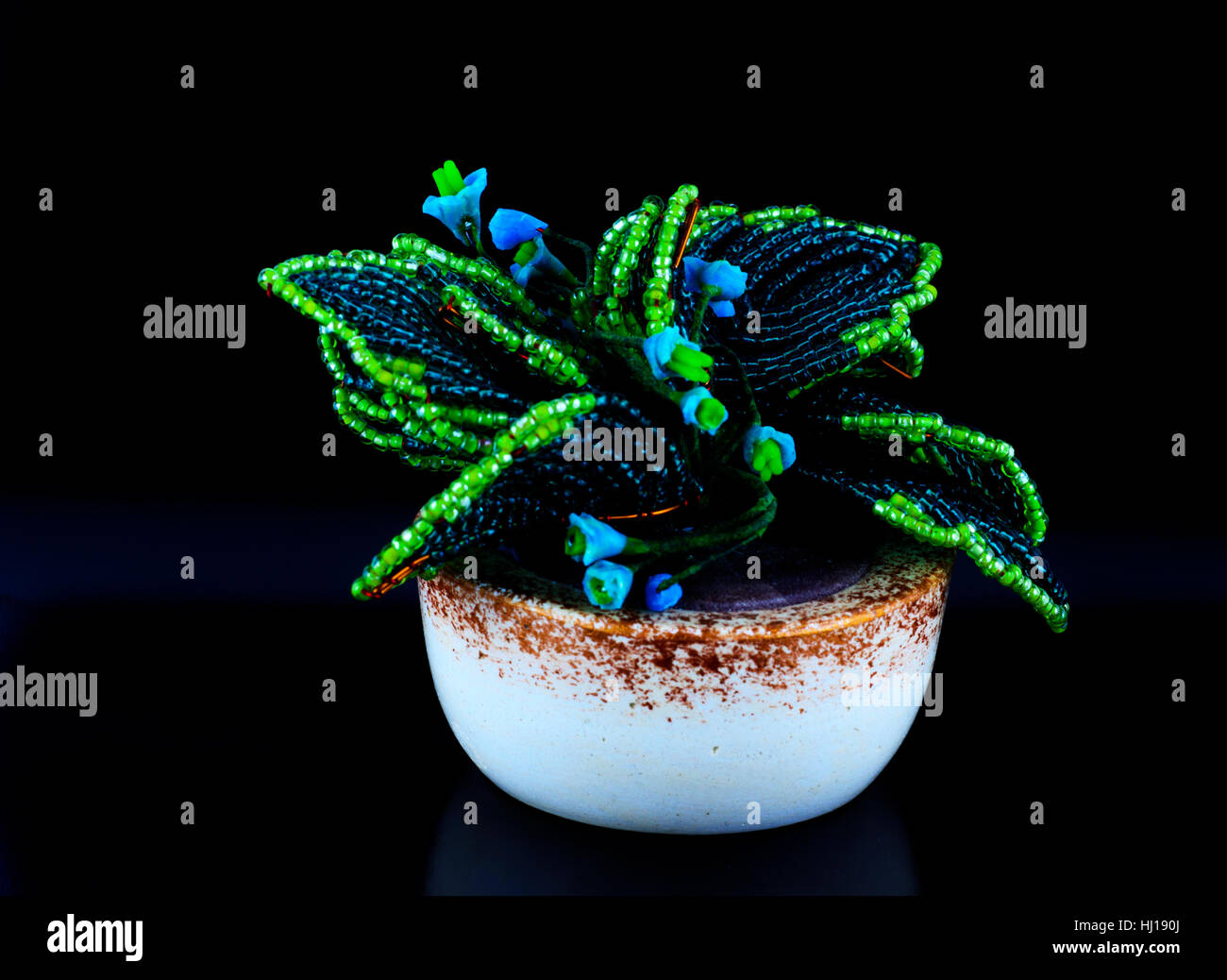 Hand crafts at craft fair on a black background Stock Photo - Alamy