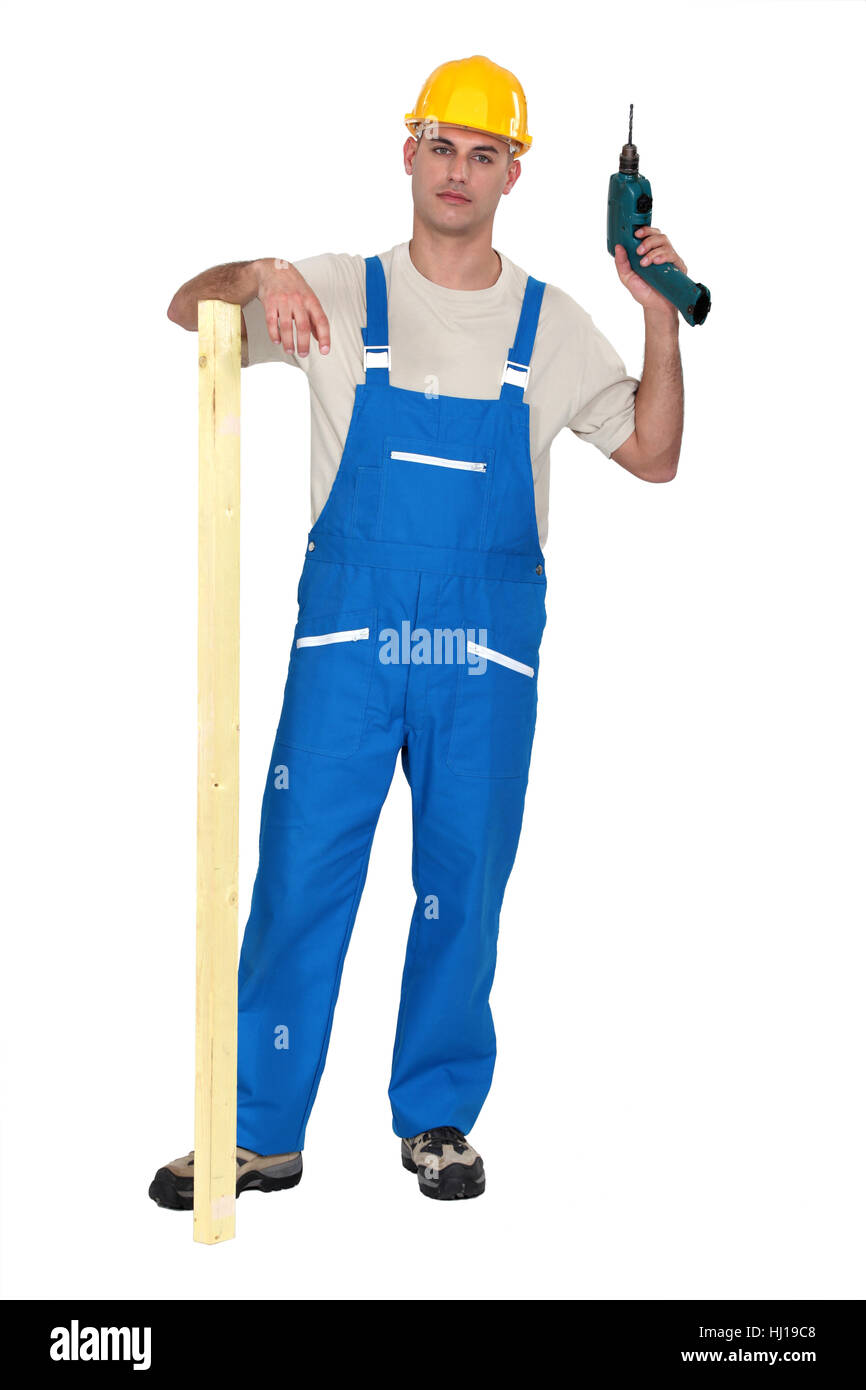 blue, blank, european, caucasian, belt, carpenter, bald, builder ...