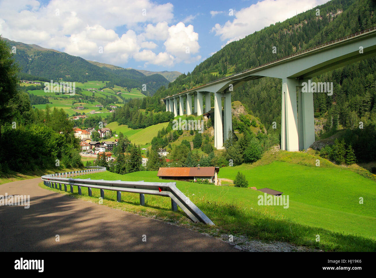 bridge, alps, austrians, motorway, highway, burner, modern, modernity ...