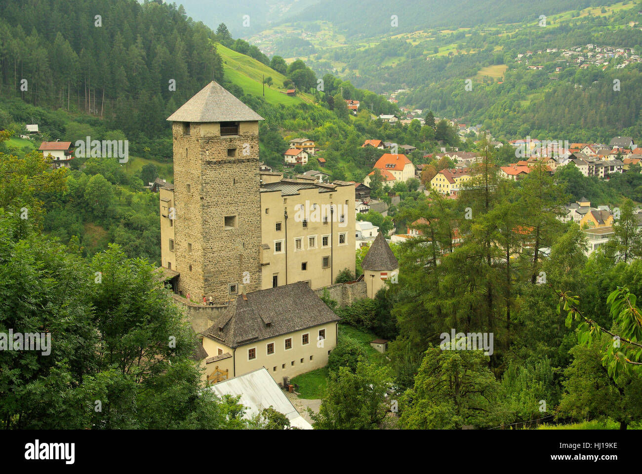 landeck castle - castle landeck 03 Stock Photo - Alamy