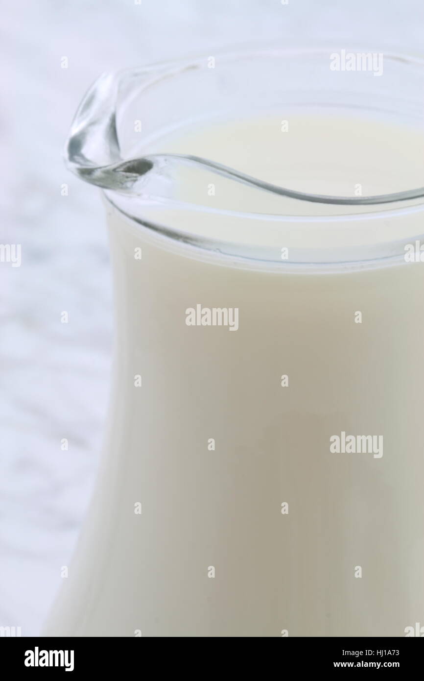 Delicious fresh milk, one of the primary sources of nutrition Stock ...