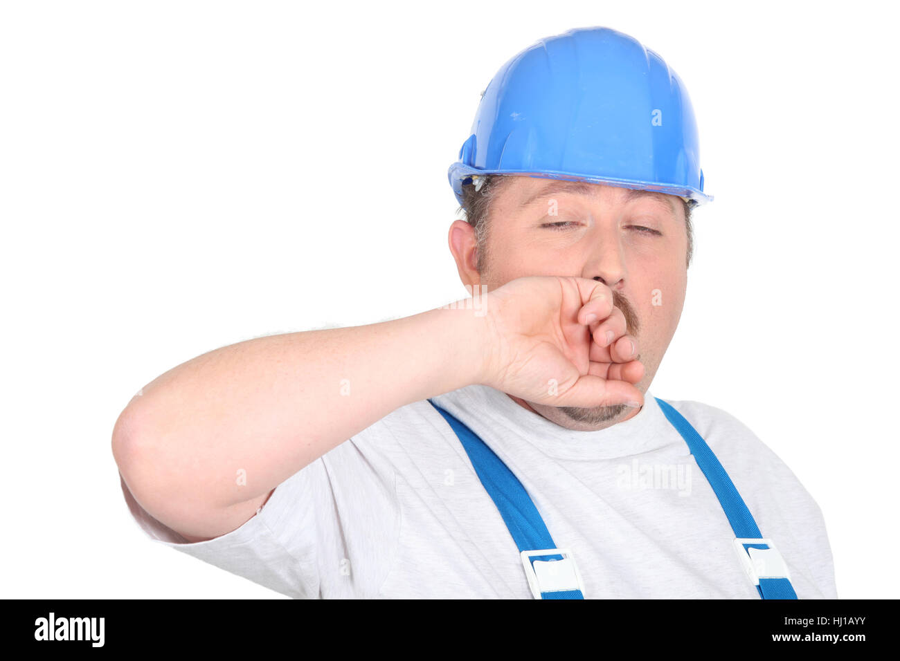 Fat person yawning hi-res stock photography and images - Alamy