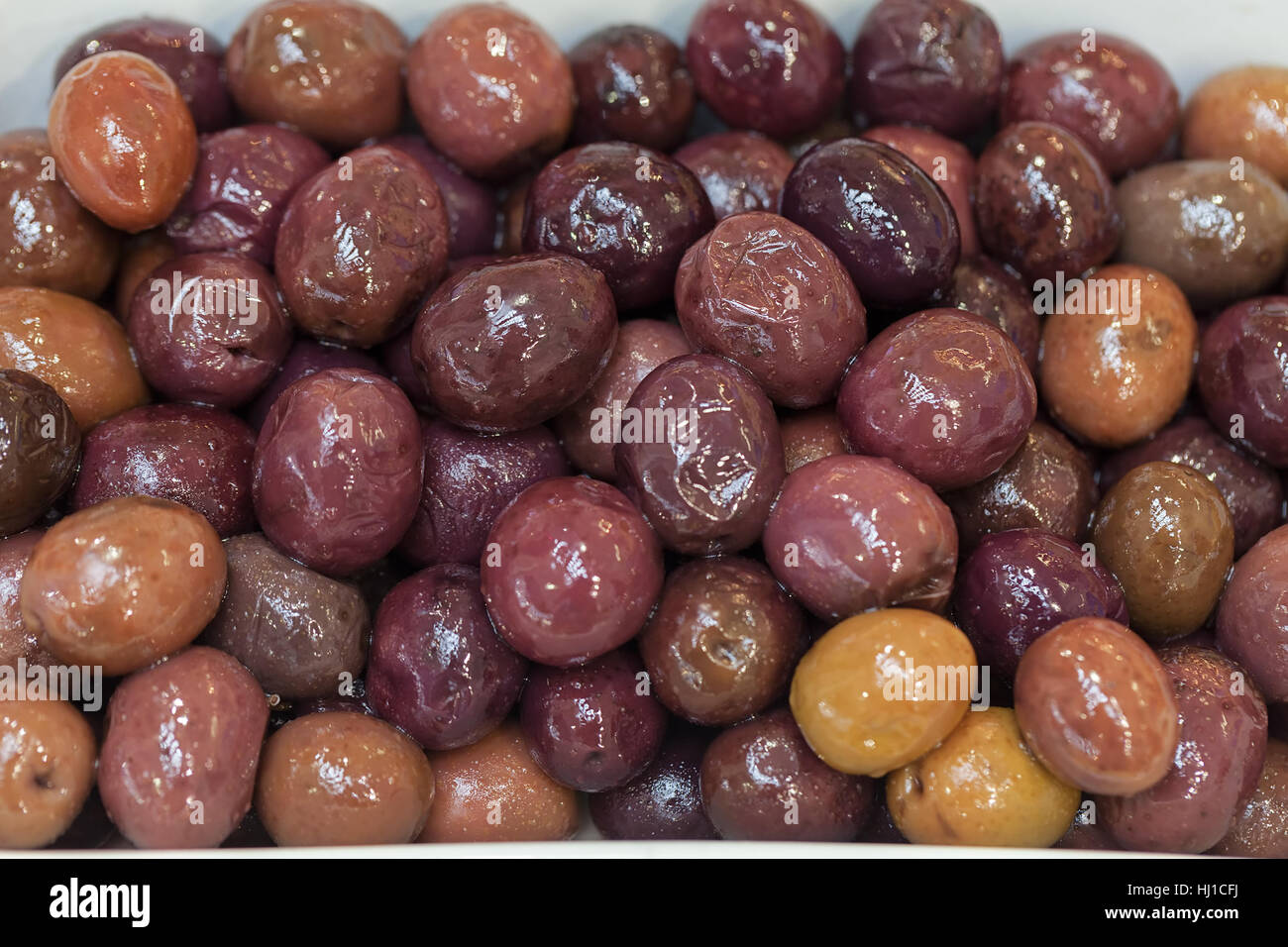 different types of olives Stock Photo - Alamy