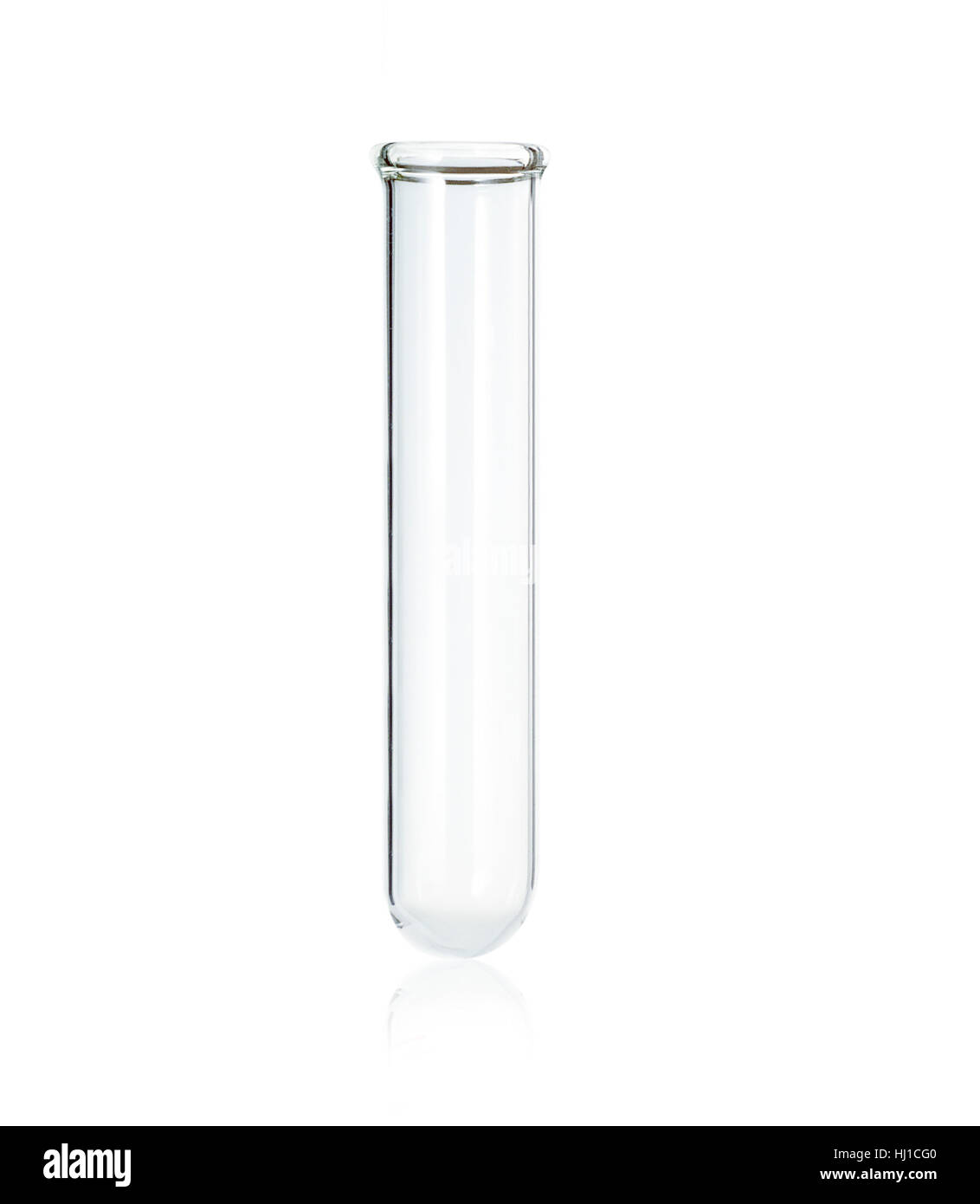 empty laboratory test tubes isolated on white background Stock Photo ...