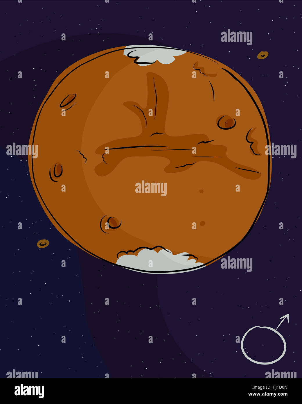 objects, single, cosmos, science, illustration, one, mars, solar system ...