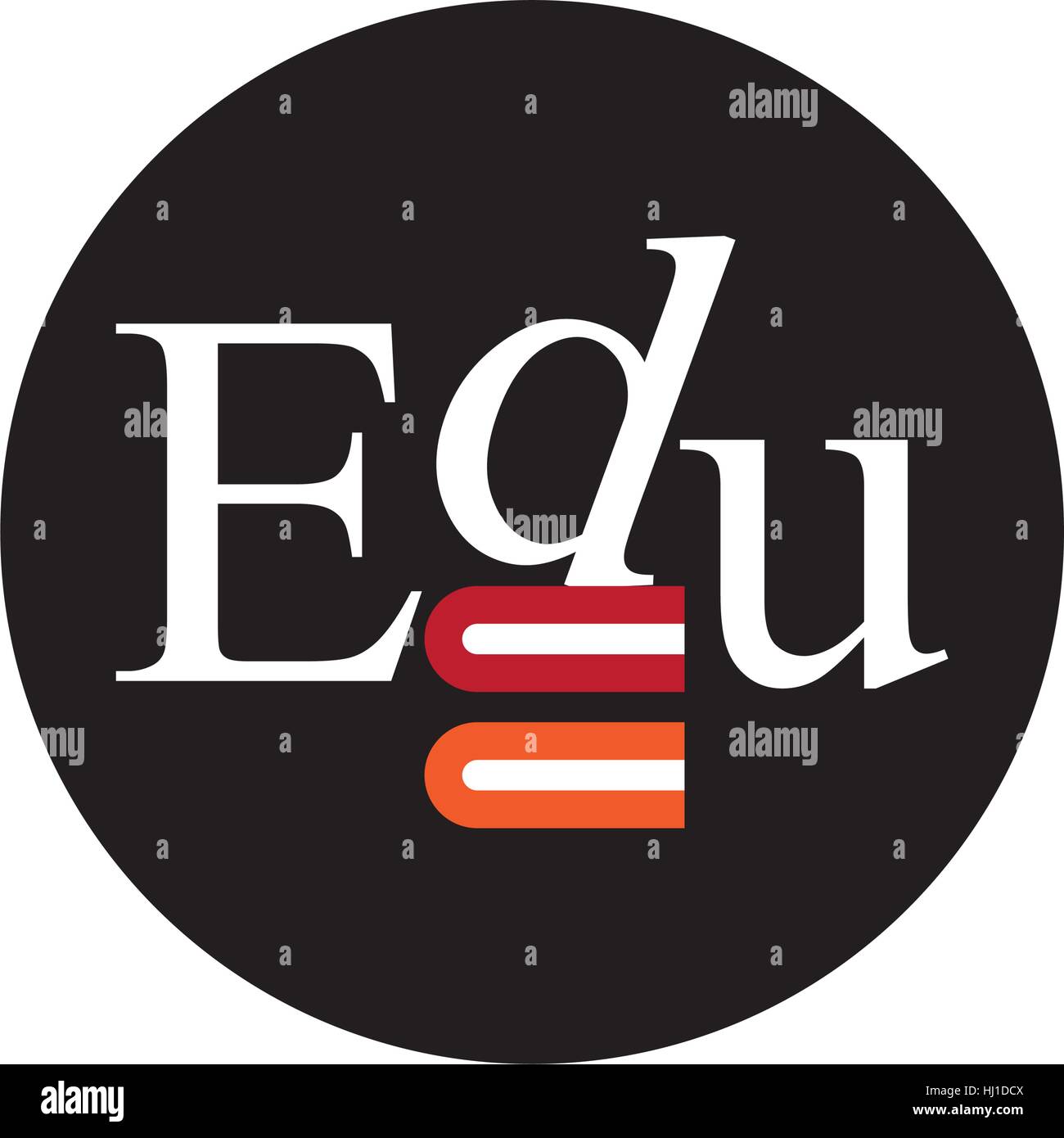 Edu Logo Concept Design. EPS 8 supported Stock Vector Image & Art - Alamy