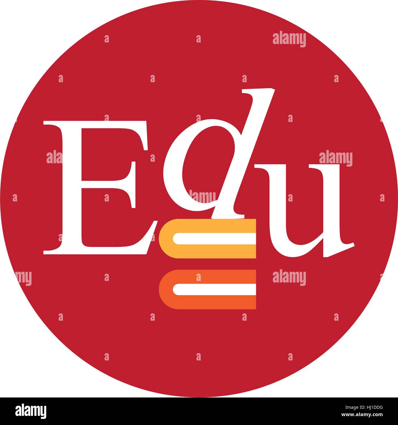 Edu Logo Concept Design. EPS 8 supported Stock Vector Image & Art - Alamy