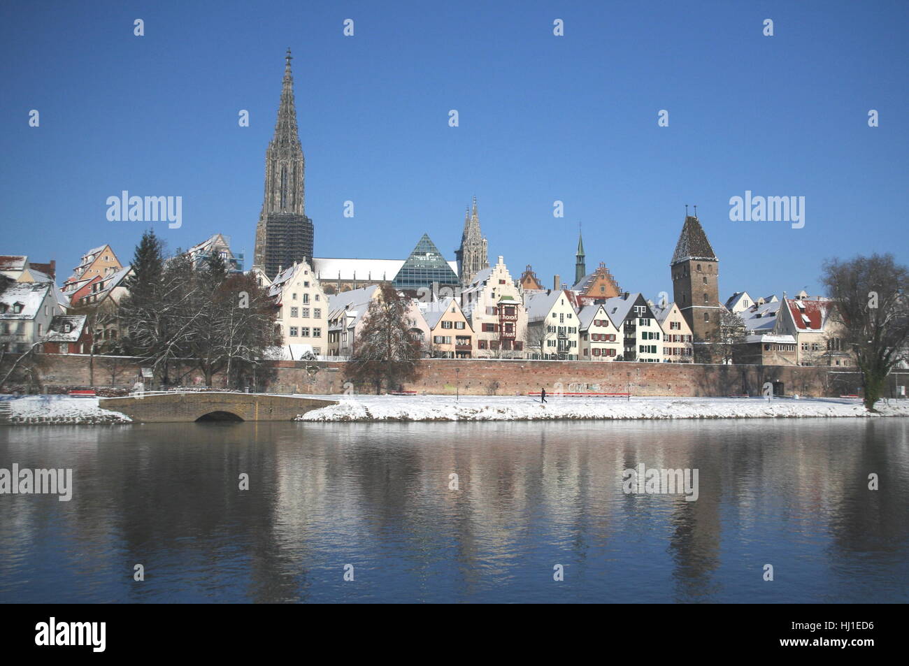 ulm in winter Stock Photo - Alamy