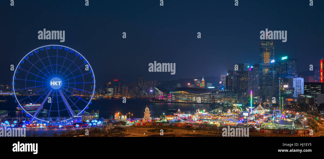 Funfair and Carnival in central Hong Kong, China Stock Photo - Alamy