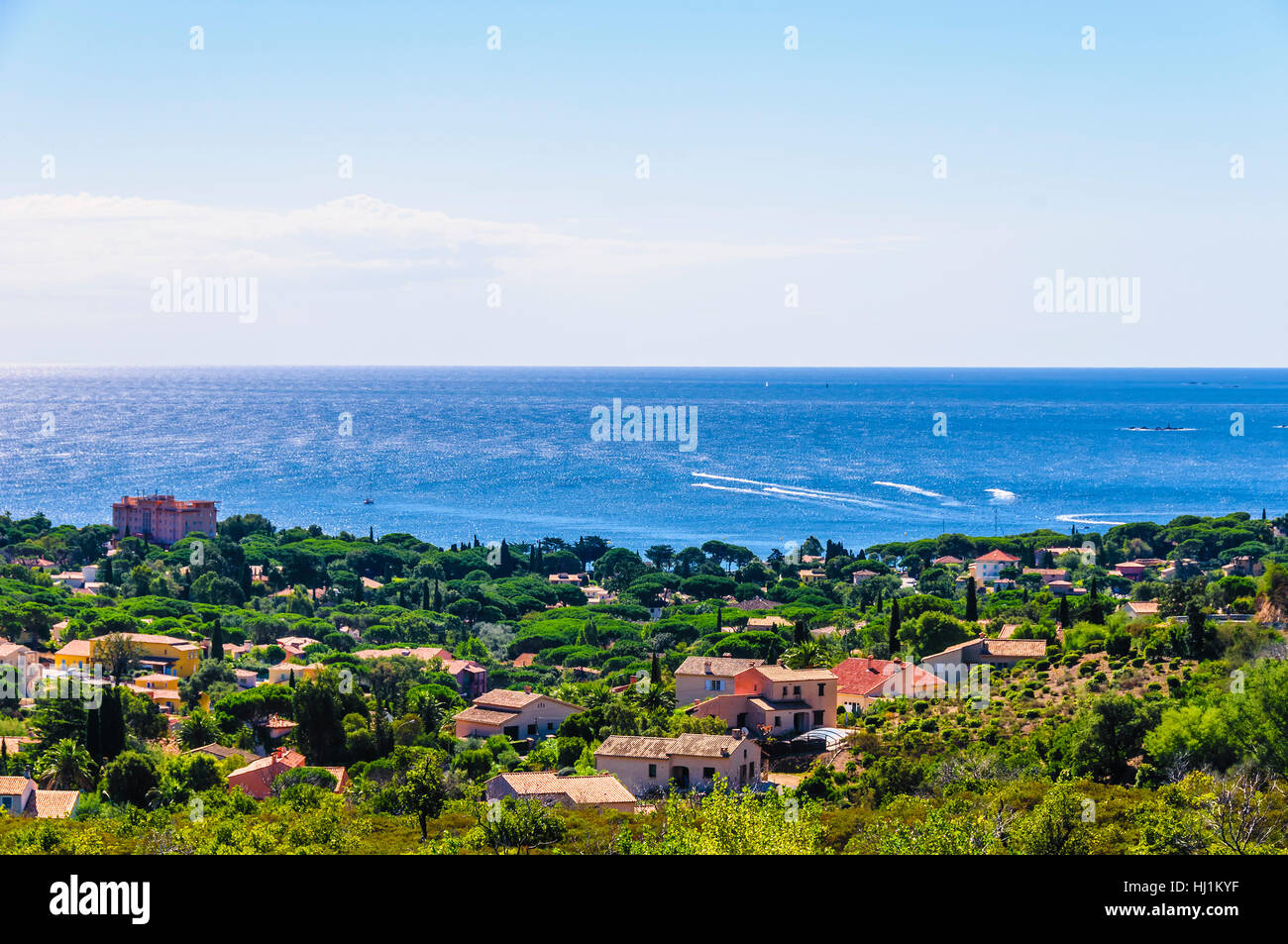 village and sea Stock Photo - Alamy