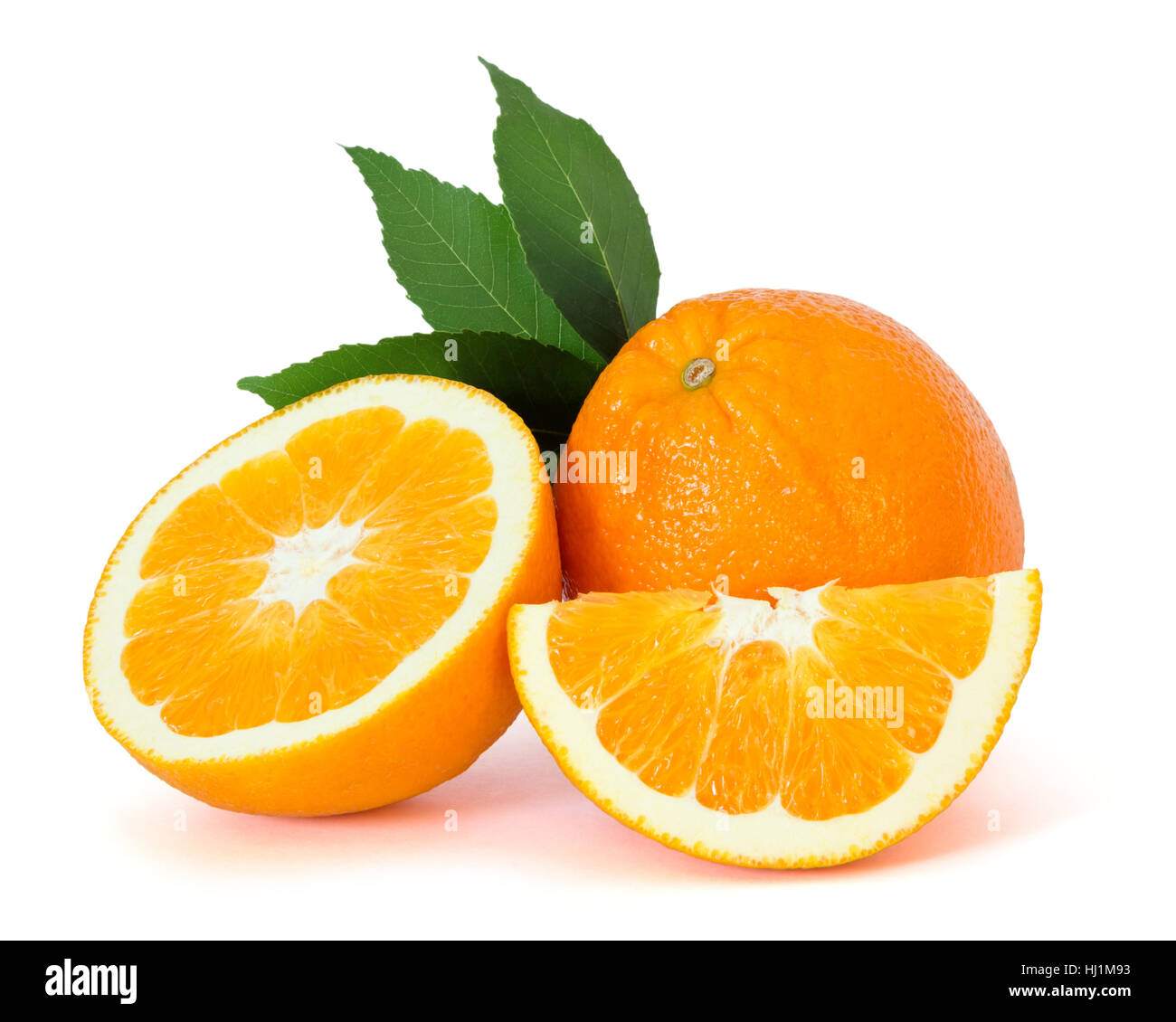 isolated, fruit, cut, orange, slice, backdrop, background, white, fresh ...