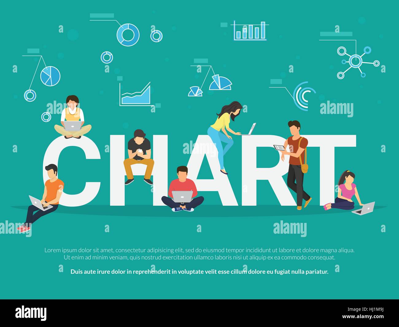Corporate team concept Stock Vector Images - Alamy