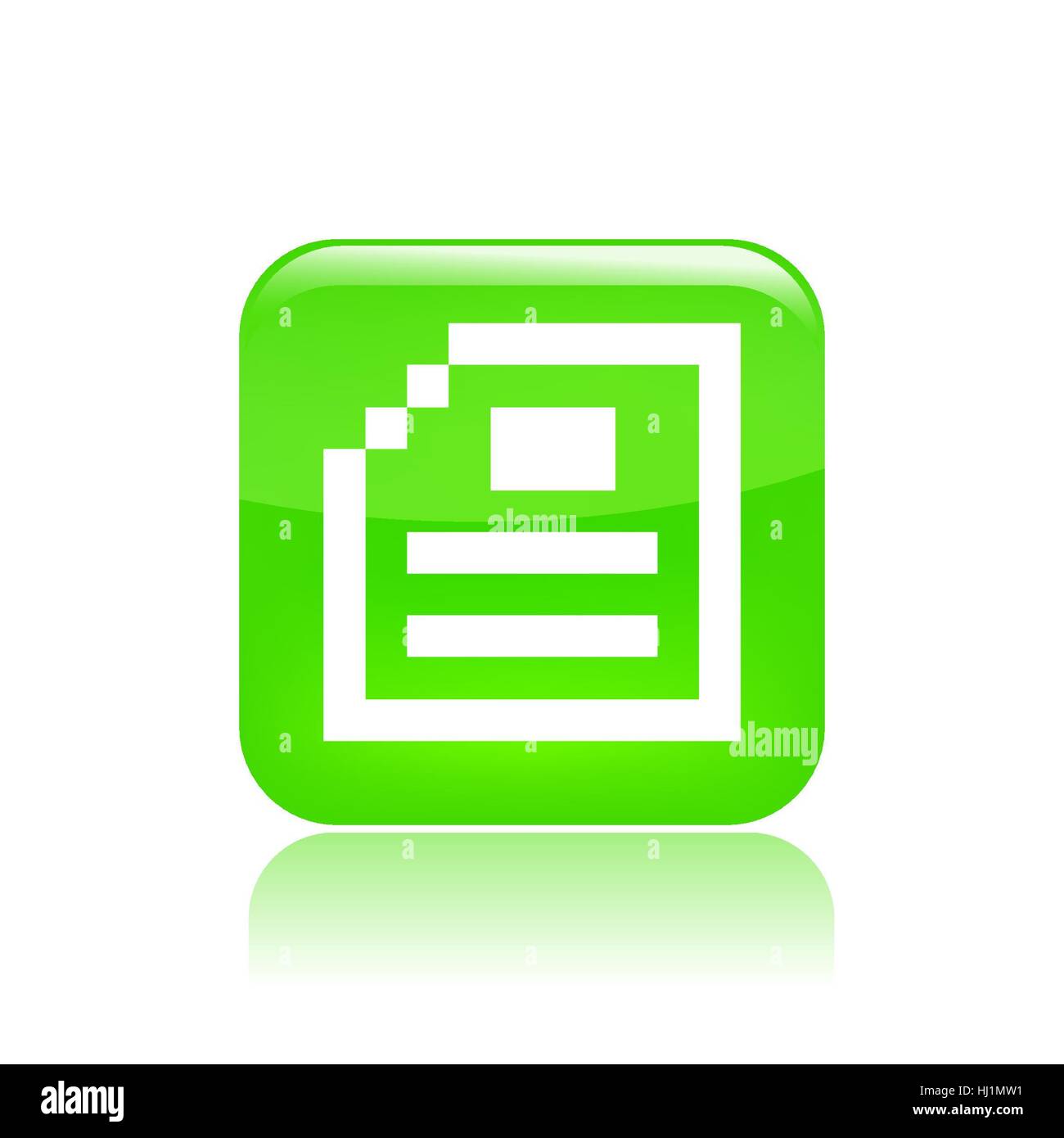 Vector illustration of single isolated pixel icon Stock Photo - Alamy