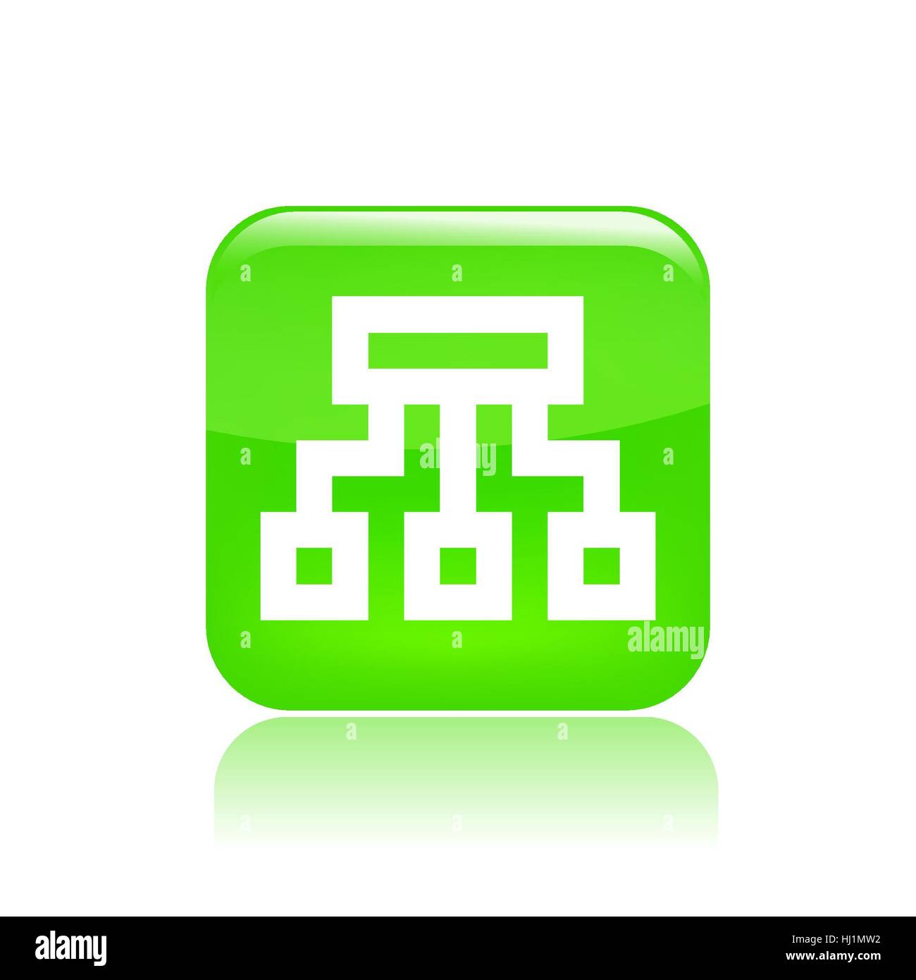 Vector illustration of single isolated pixel icon Stock Photo - Alamy