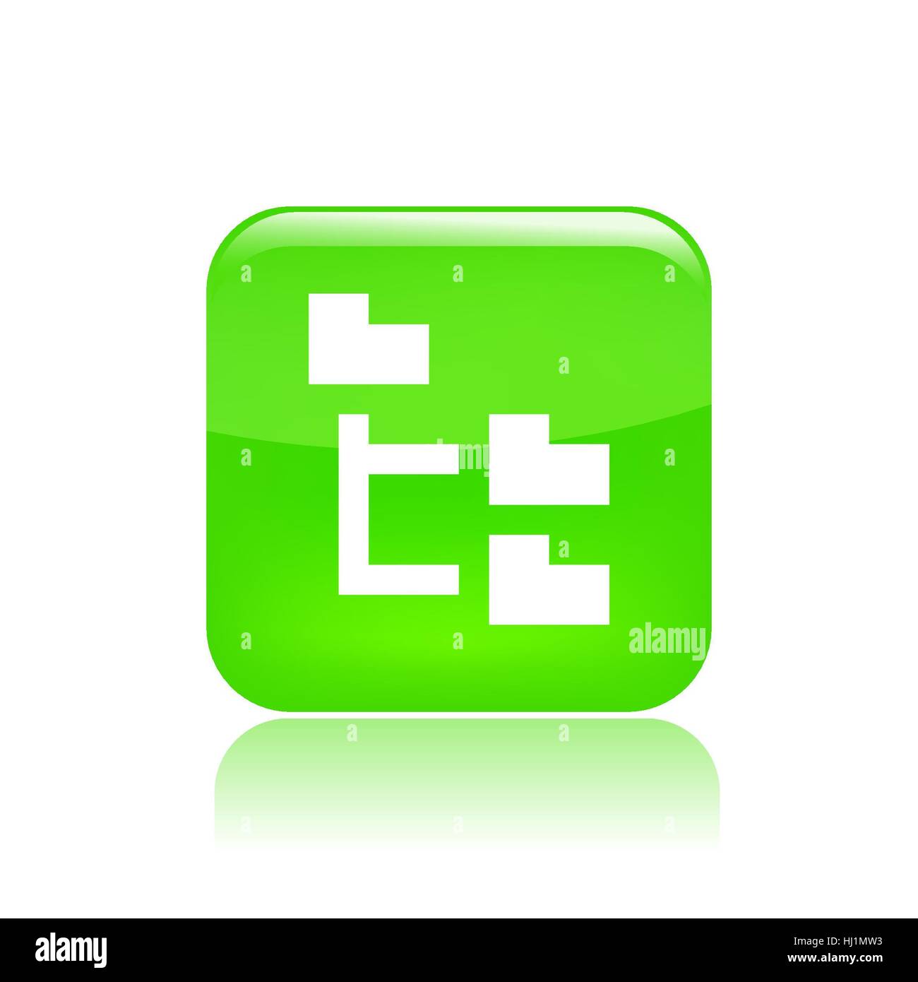 Vector illustration of single isolated pixel icon Stock Photo - Alamy
