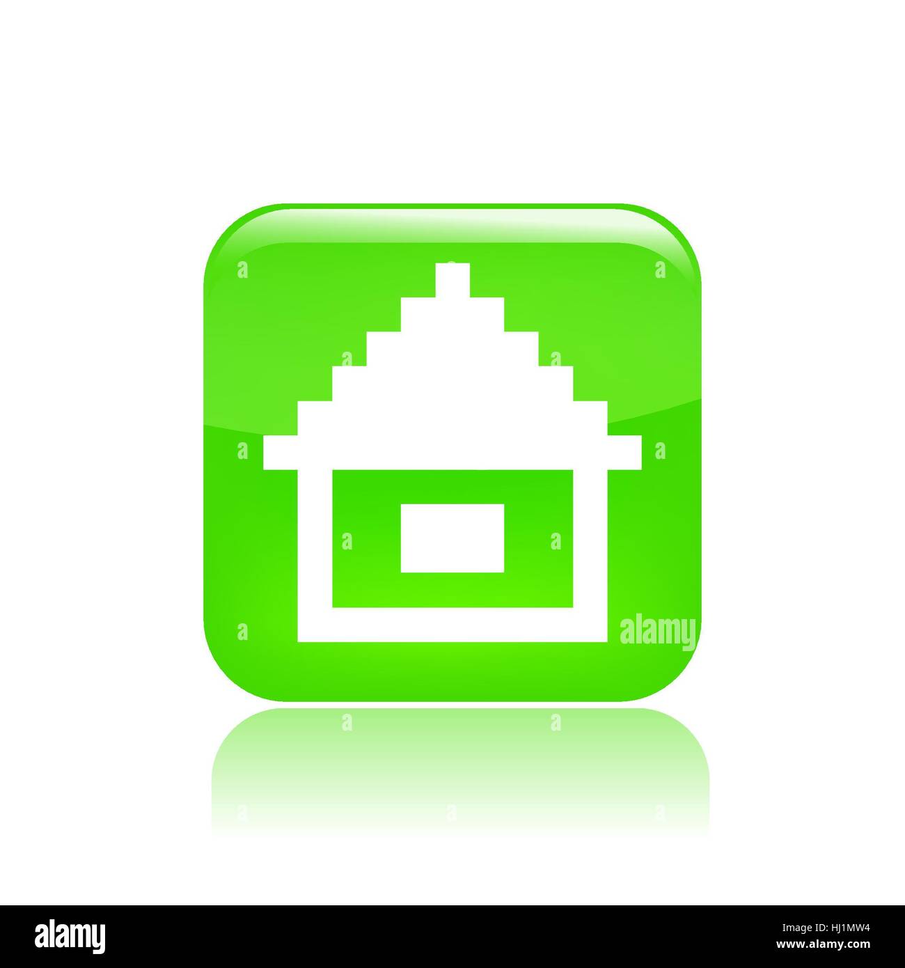 Vector illustration of single isolated pixel icon Stock Photo - Alamy