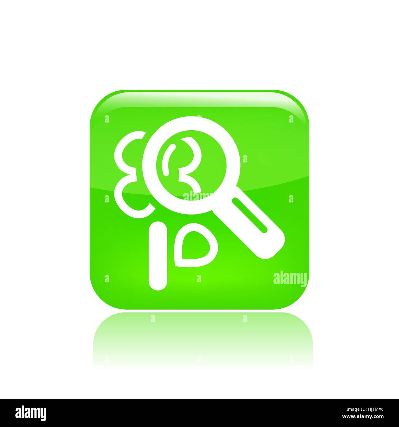 Vector illustration of single isolated flower icon Stock Photo - Alamy