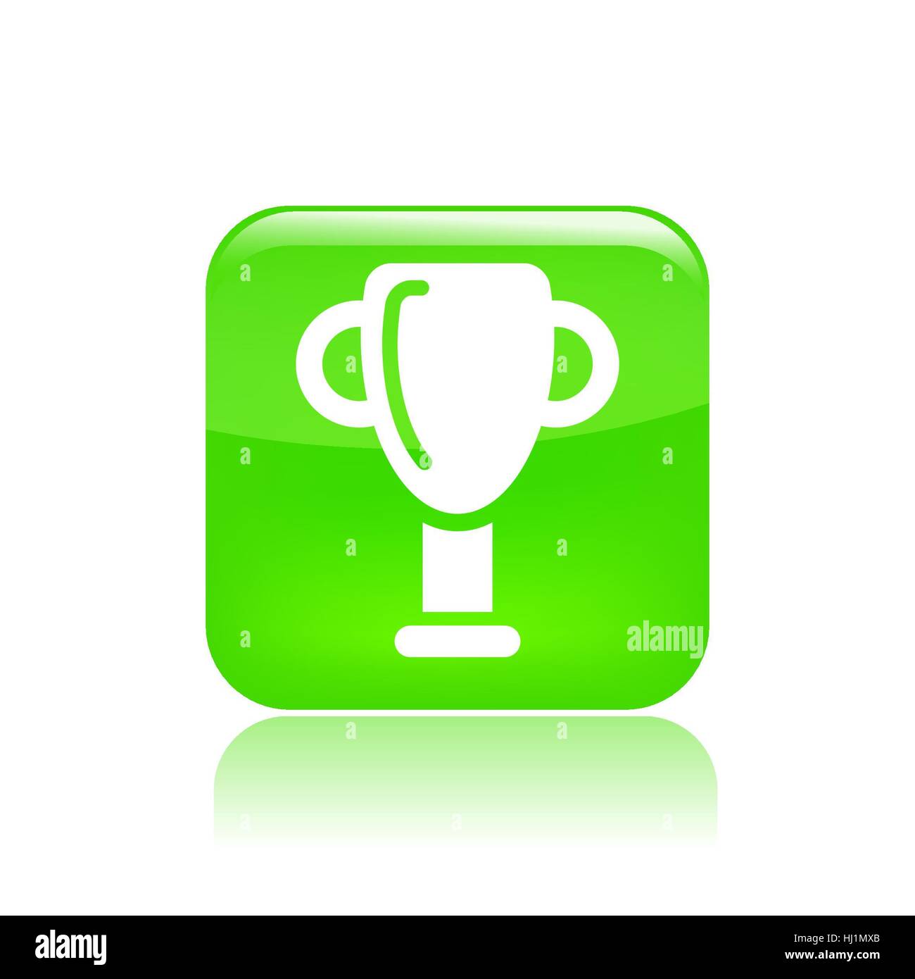 Vector illustration of single isolated cup icon Stock Photo - Alamy