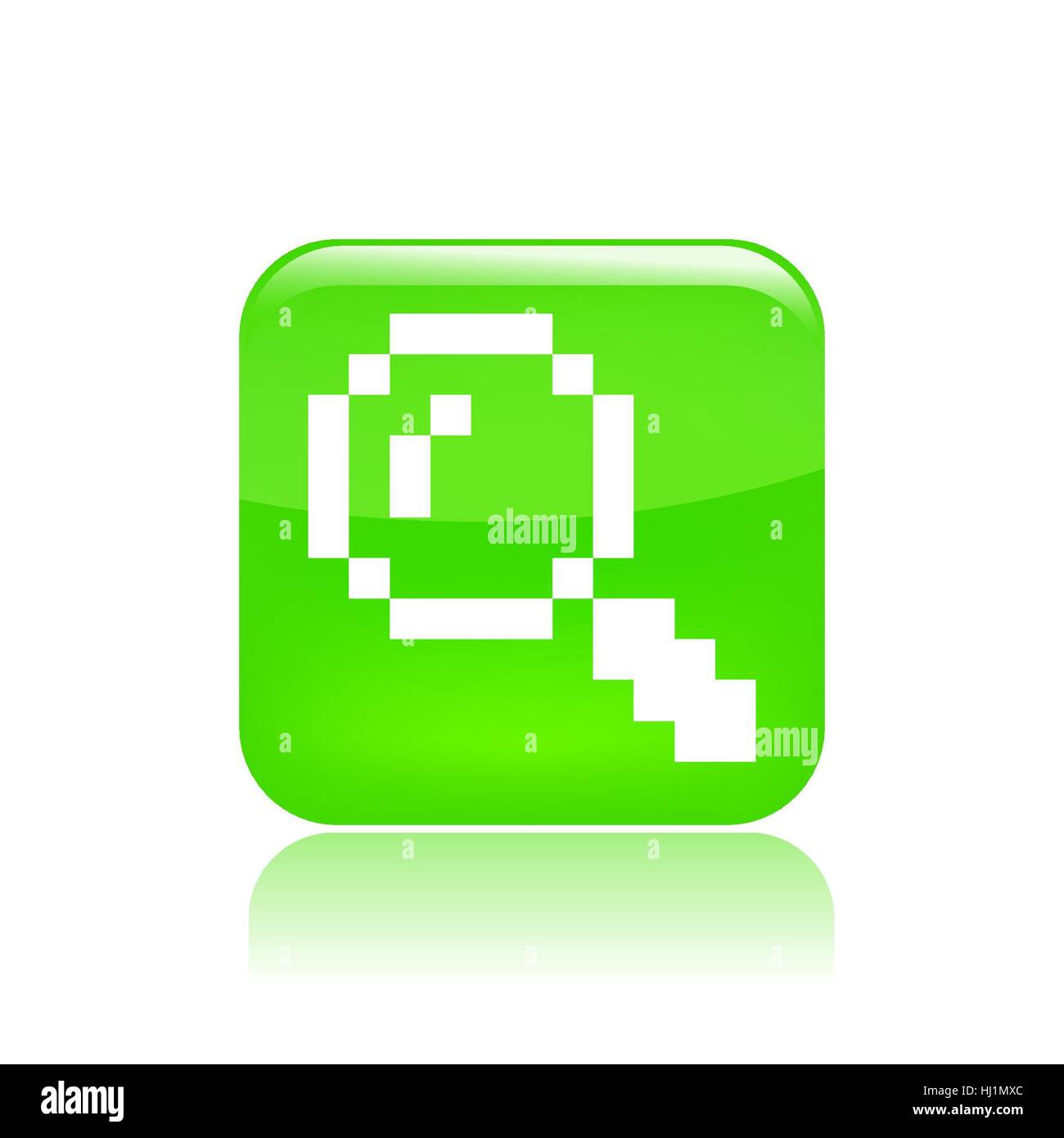 Vector illustration of single isolated pixel icon Stock Photo - Alamy