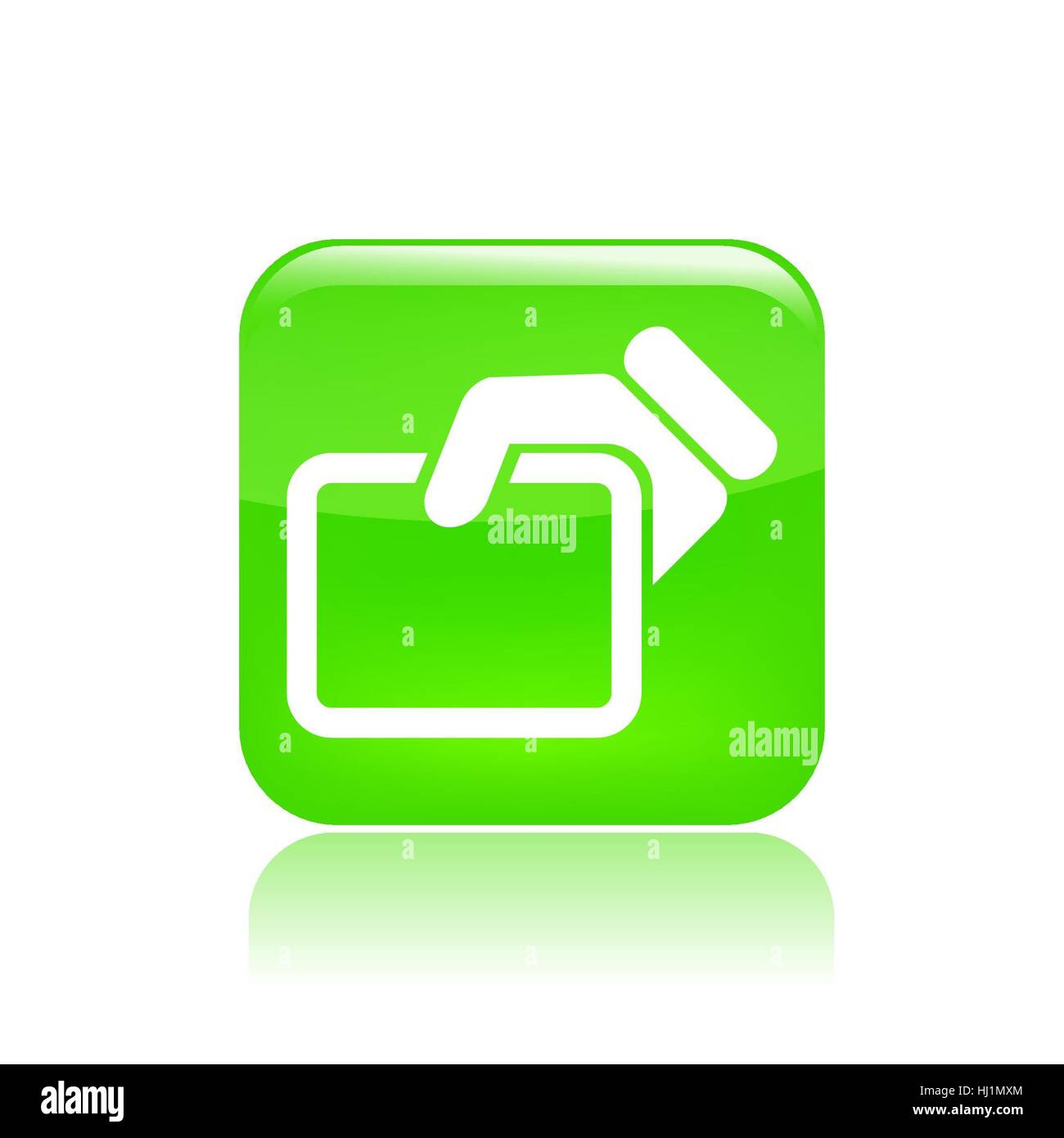 Vector illustration of single isolated business card icon Stock Photo ...